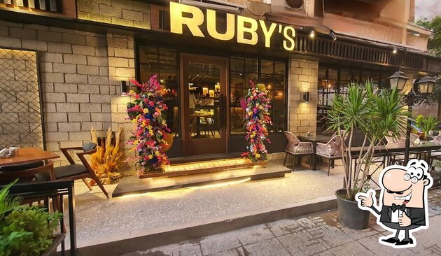 Menu at Ruby's cafe and Restaurant, Alexandria