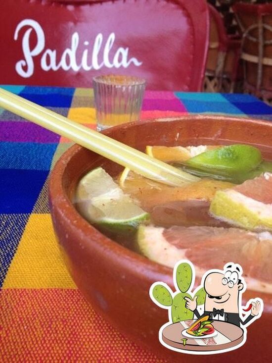 Menu at padilla restaurant-bar, Tlaquepaque, Juárez
