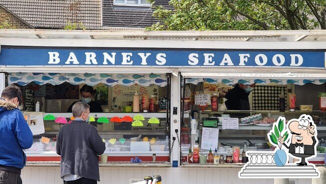 Menu at Barneys Seafood at the sultan pub, Waltham Abbey