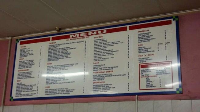 Menu at Canton Palace Chinese Food Home Delivery fast food, Nundah