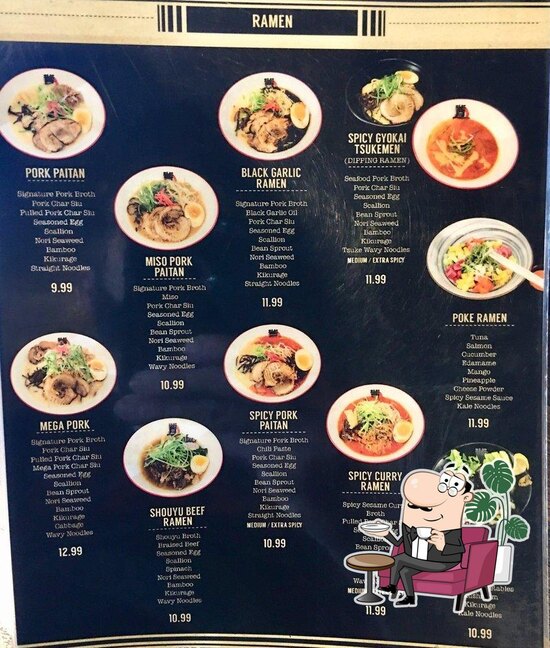 Mikoto Ramen Bar, Corpus Christi - Restaurant menu, prices and reviews