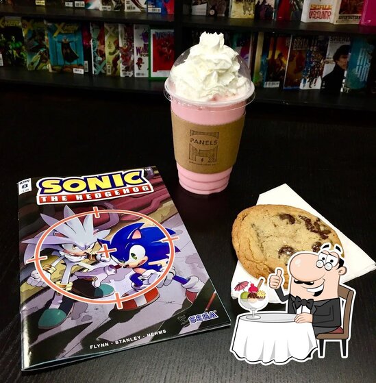 Menu at Panels Comic Book Coffee Bar, Oceanside