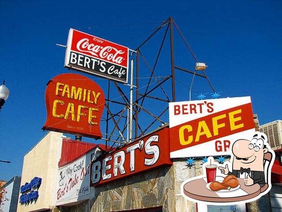 Menu at Bert's Family Cafe, Brigham City