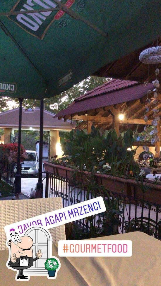 Menu at Javor Agapi Mrzenci restaurant, Mrzentsi