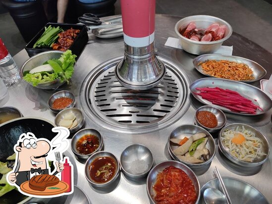 Menu at Saemaeul Sikdang (새마을식당) restaurant, Bang Phli Yai