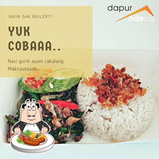Menu at Dapur Sunda restaurant, Tanjung Pandan