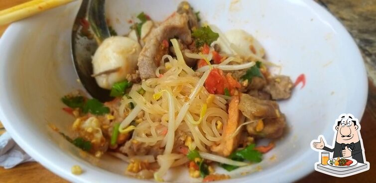 Menu at the one bus station restaurant, Kaeng Sian