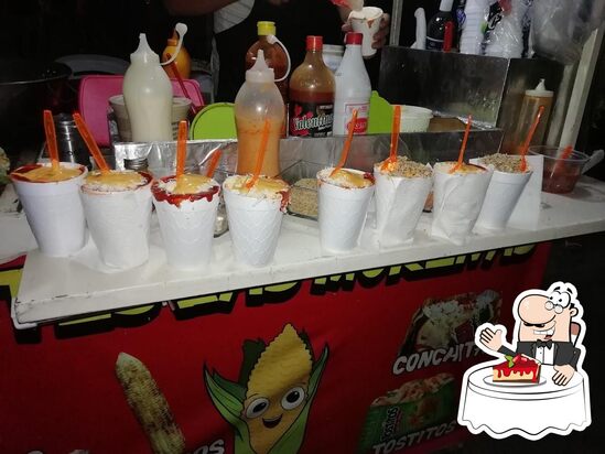 Menu at Elotes La Morena de San Juan restaurant, San Nicolás de los Garza