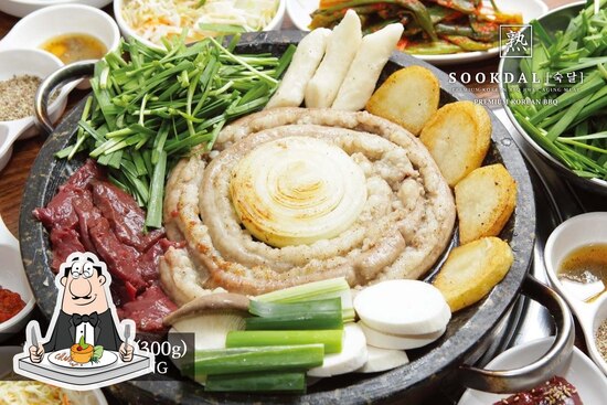 Menu at Sukdon restaurant, Ho Chi Minh City