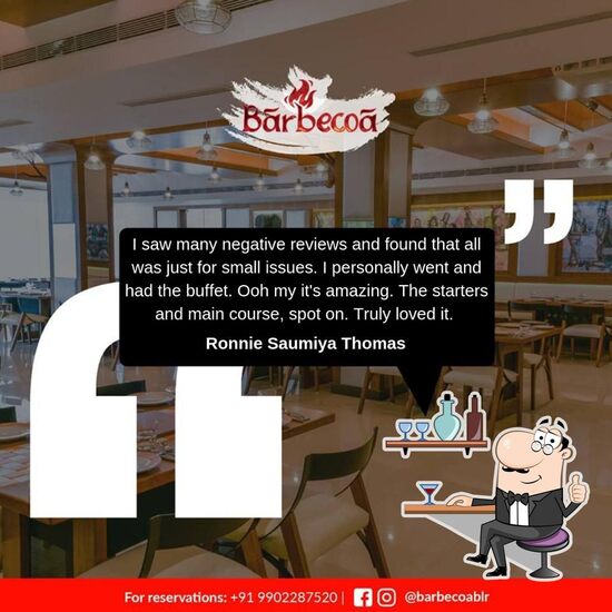 Barbecoa, Bengaluru - Restaurant menu, prices and reviews