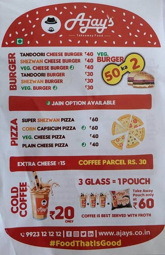 Ajay's Takeaway Food - Daman, Daman - Restaurant menu and reviews