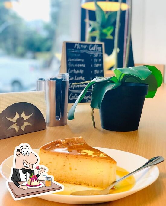 Menu at Coco Bean Coffee cafeteria, Santo Domingo