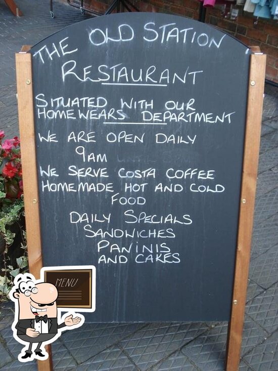 Menu at The Old Station restaurant, Welshpool