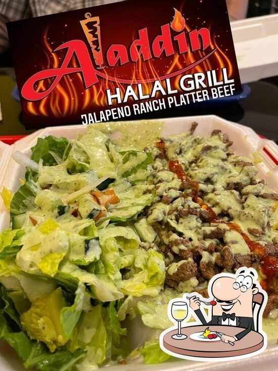 Menu at Aladdin Halal Grill restaurant, Round Rock