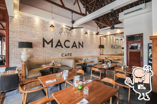 Menu at Macan Cafe, Mengwi