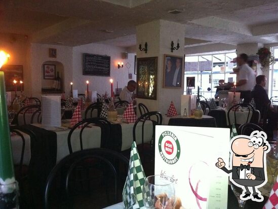 Carta del restaurante Don Beni, Crowthorne