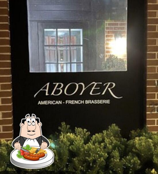 Menu at Aboyer restaurant, Winnetka