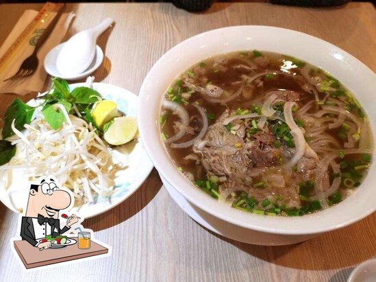 Menu at Pho Hoa restaurant, Quezon City, Dorchester Avenue