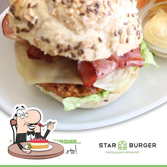 Menu em Starburger restaurante, Paredes
