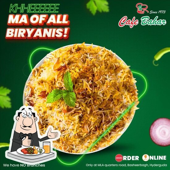 Cafe Bahar - Since 1973, Hyderabad - Restaurant menu, prices and reviews