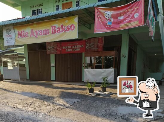 Menu at Baso Sari Roso restaurant, Tanjung Pinang