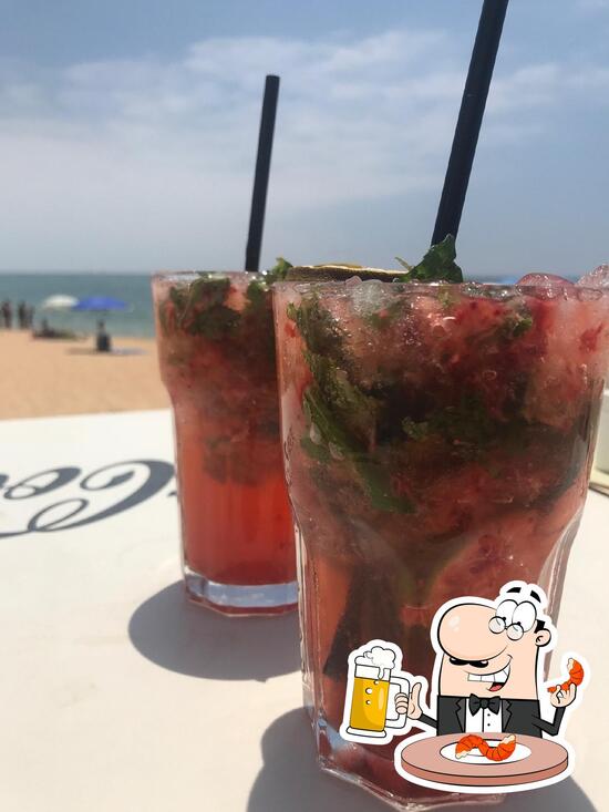 Menu em Coral Beach Bar, Quarteira