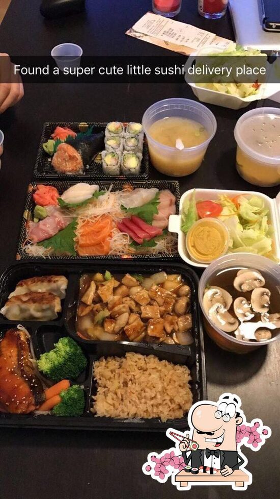 Menu at Miyabi Sushi restaurant, Richmond
