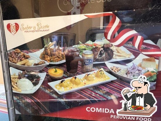 Menu at Sabor y Sazón restaurant, Houston