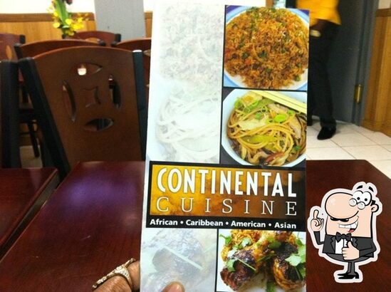 Menu at Continental Cuisine restaurant, Philadelphia
