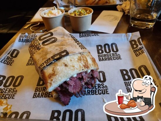 Menu at BOO Burgers & Barbecue Söder, Stockholm
