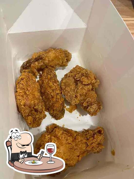 Carta de comida rápida KFC, Docklands, 43 Waterfront Way