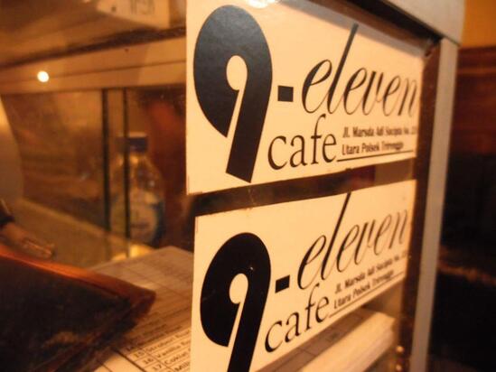 Menu at 9 eleven restaurant, Yogyakarta