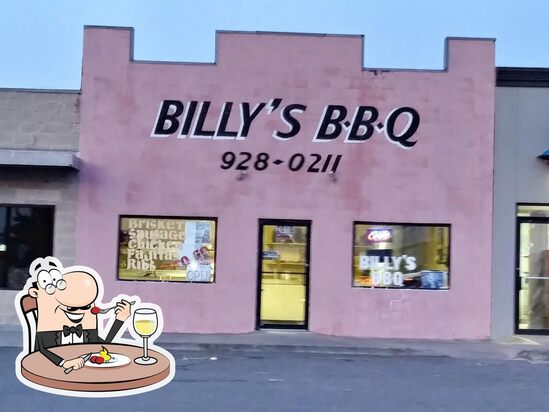 Menu at Billy's BBQ, McAllen