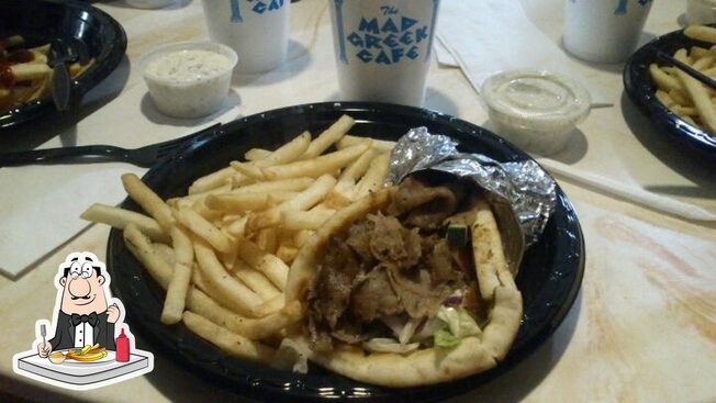 Menu at mad greek cafe, Las Vegas, 3049 Las Vegas Blvd S