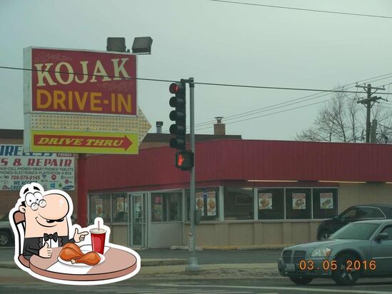 Menu at Kojak Drive-In Inc restaurant, Burbank