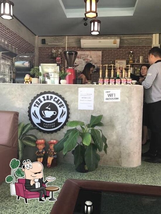 Carta de ร้านกาแฟ The Zap Cafe' Coffee, Si Songkhram, 7RVX+FQJ
