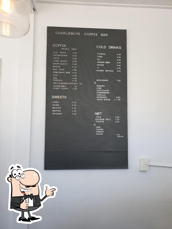 Charlie Boys Coffee Bar, Auckland - Restaurant menu, prices and reviews