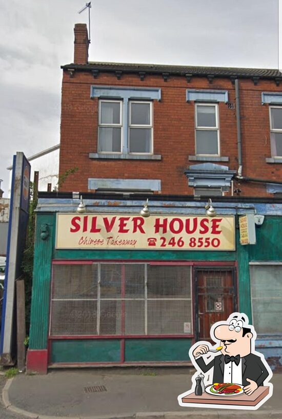 Menu at Silver House fast food, Leeds, 124 Domestic St