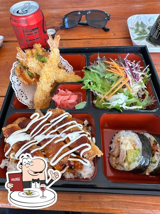 Menu at Sushi Donburi restaurant, Kihikihi