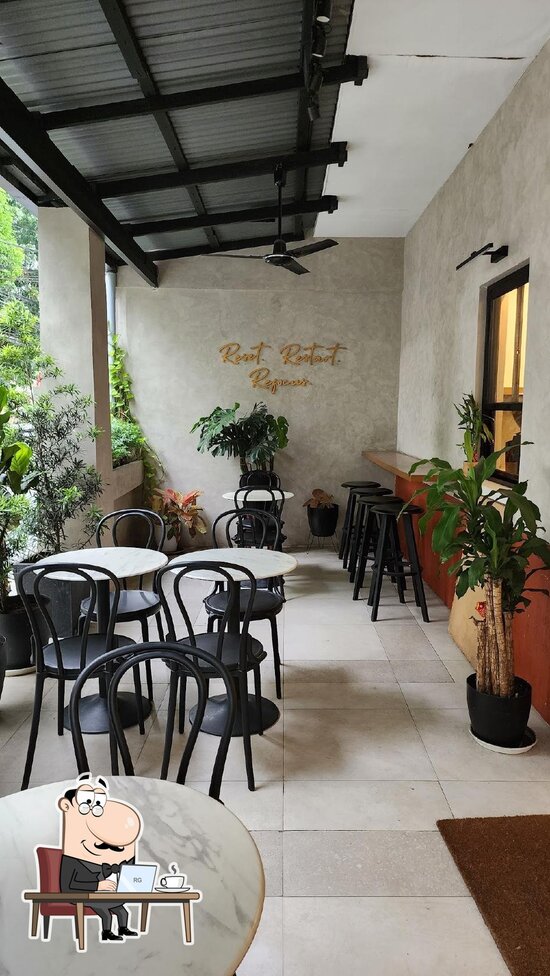 Menu at Reset Cafe, Mandaluyong