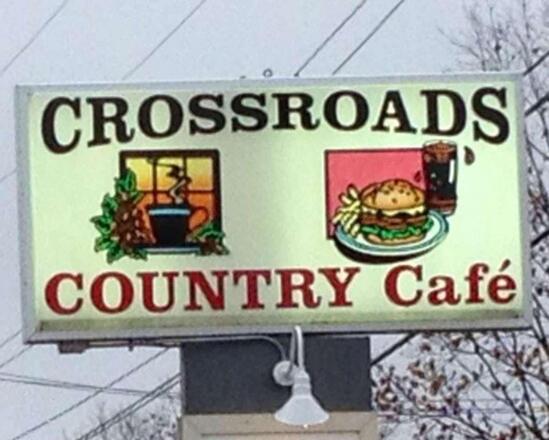 Menu at Crossroads Country Cafe, Hartford