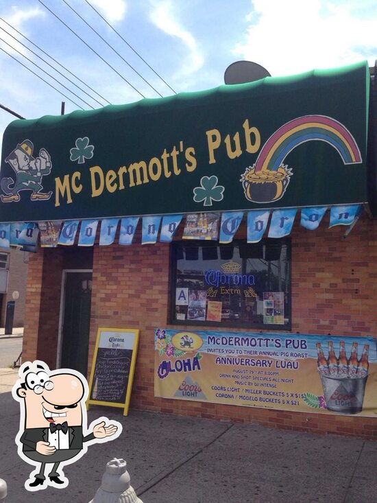 Menu at McDermott's Pub, New Rochelle