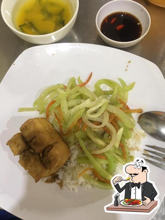 Menu at Phuoc Duyen Vegan restaurant, Ho Chi Minh City