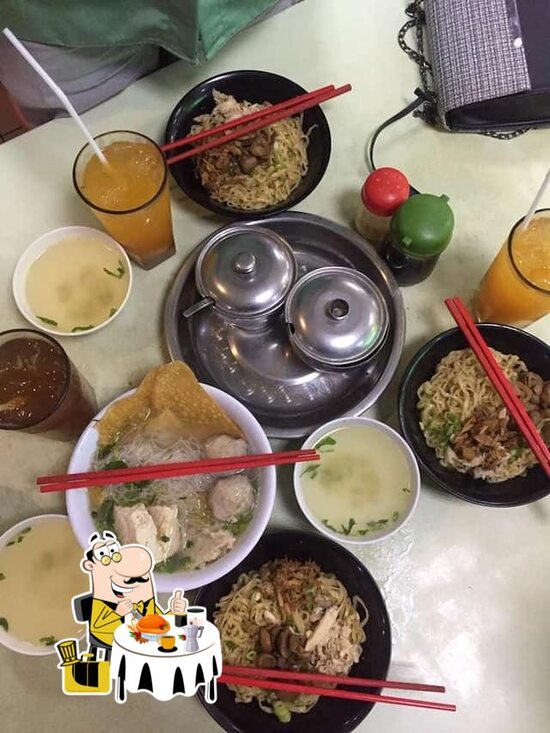 Menu at Bakmi Gang Kelinci restaurant, Central Jakarta, Jl. Kelinci ...