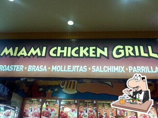 Menu at Miami chicken grill, Los Olivos