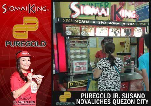 Menu at Siomai King Franchise restaurant, San Juan
