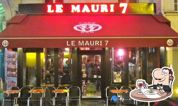 Menu at Le Mauri 7 pub & bar, Paris