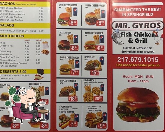 Mr Gyros Jefferson, Springfield - Restaurant menu, prices and reviews