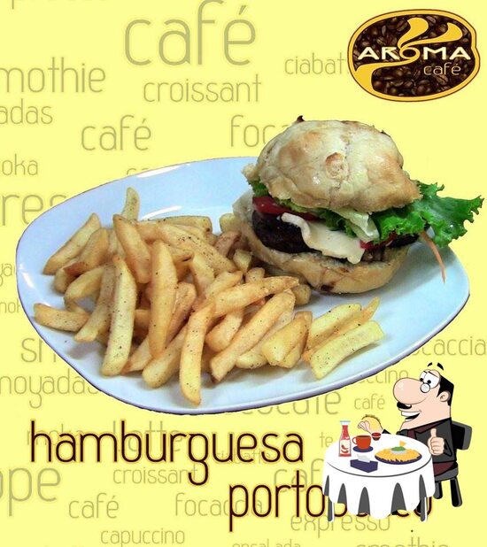 Menu at Aroma Café, San Juan Ixtayopan