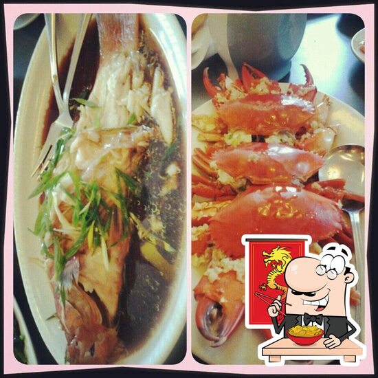 Menu at Ahfat Seafood Plaza restaurant, Davao City